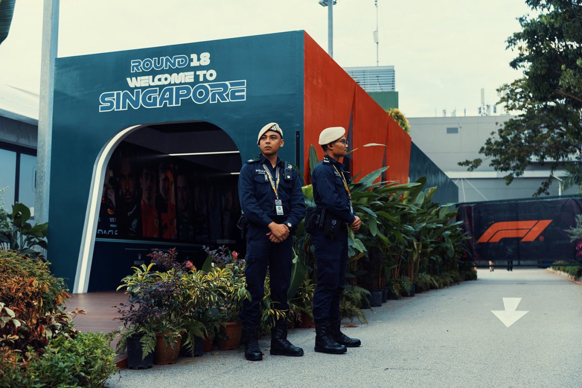 Safety at Top Speed: SPF Officers in Action at the F1 Singapore Grand ...