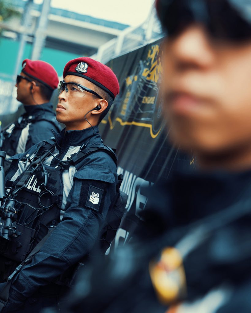 Safety at Top Speed: SPF Officers in Action at the F1 Singapore Grand ...